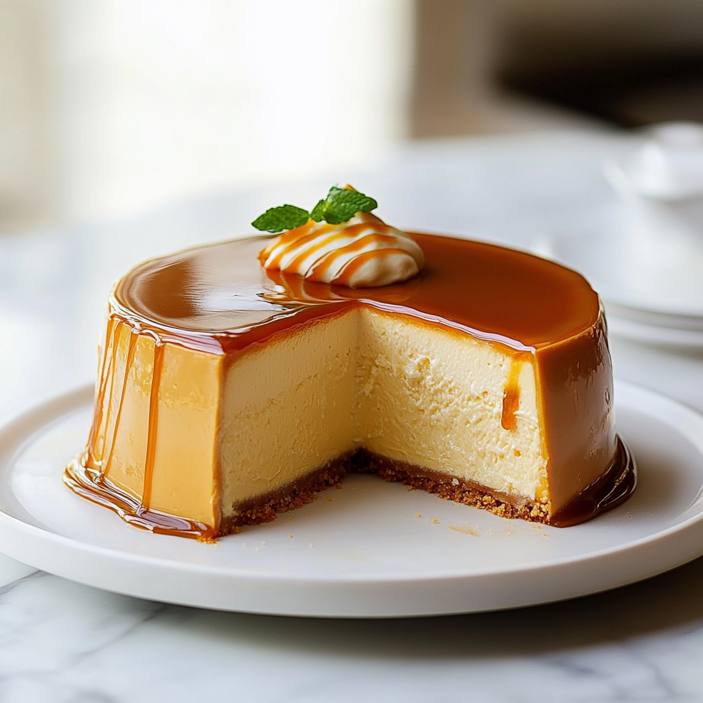 Decadent Irish Cream Caramel Cheesecake Recipe