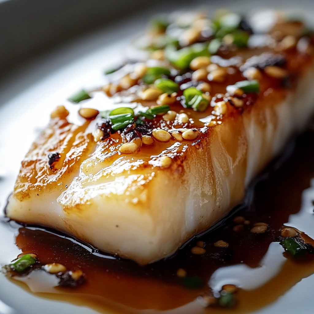 ** Delicious Ginger Soy Glazed Cod Recip