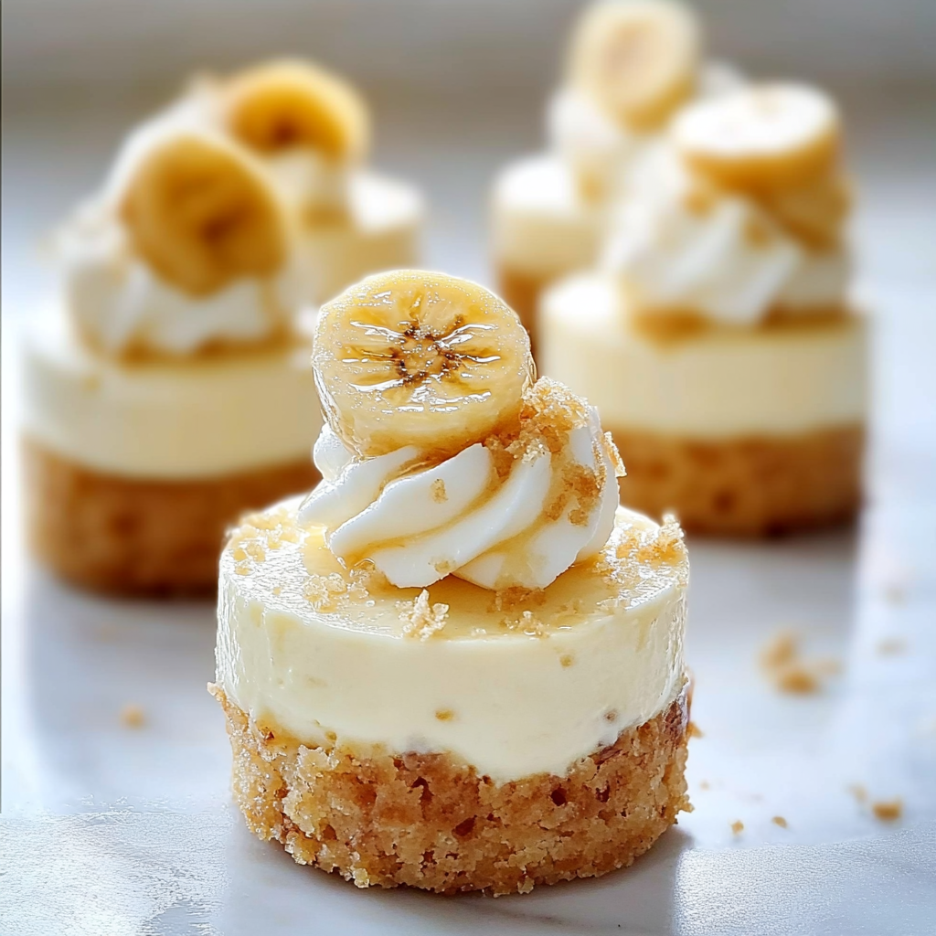 Irresistible Mini Banana Pudding Cheesecakes Recipe