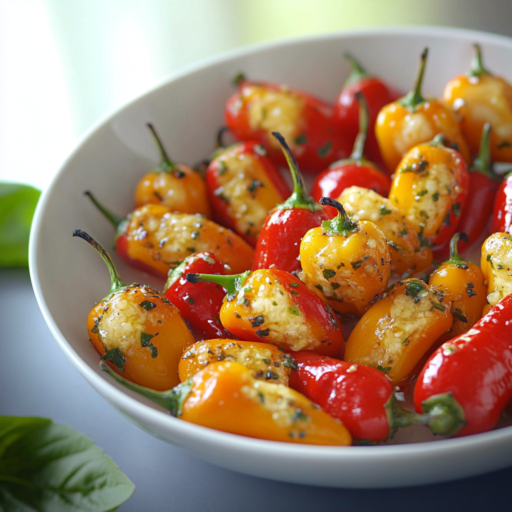 Easy Marinated Mini Sweet Peppers Recipe