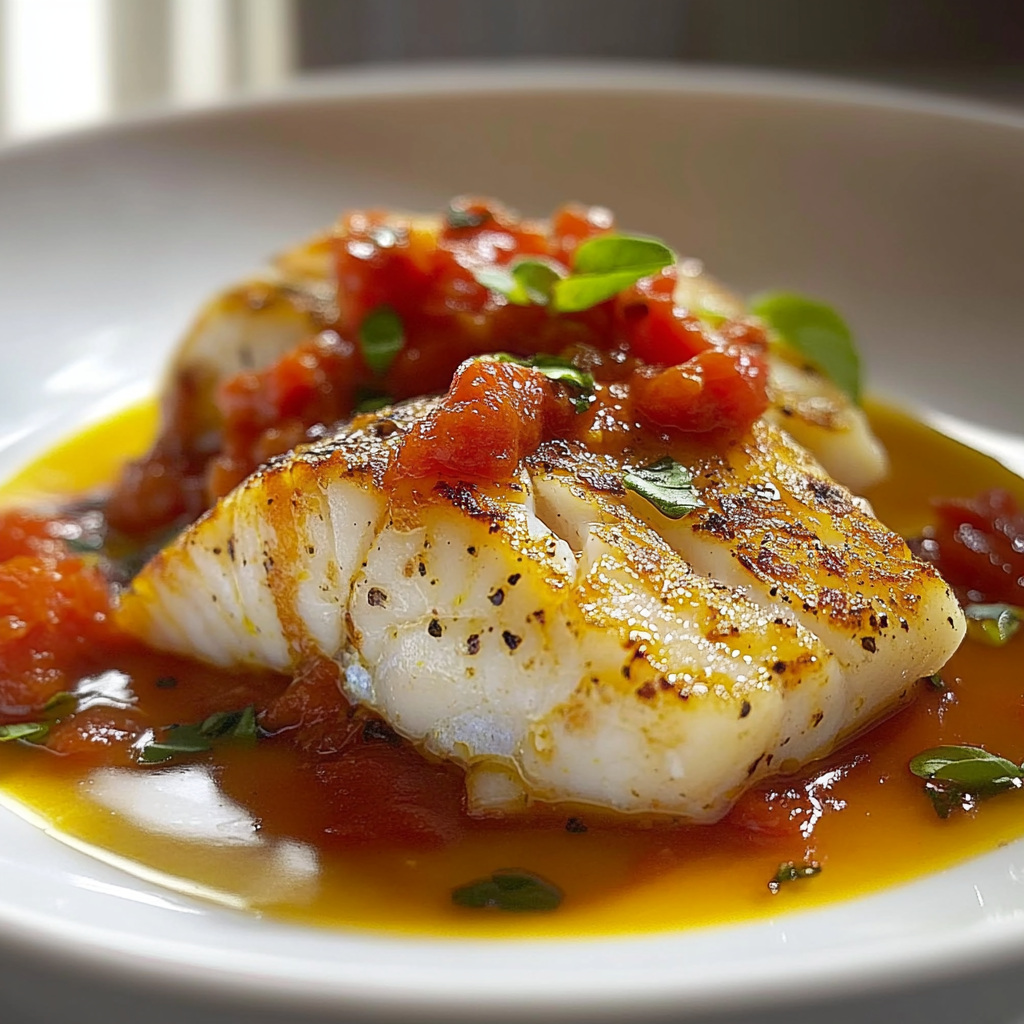 Cod Fish in Tomato Sauce