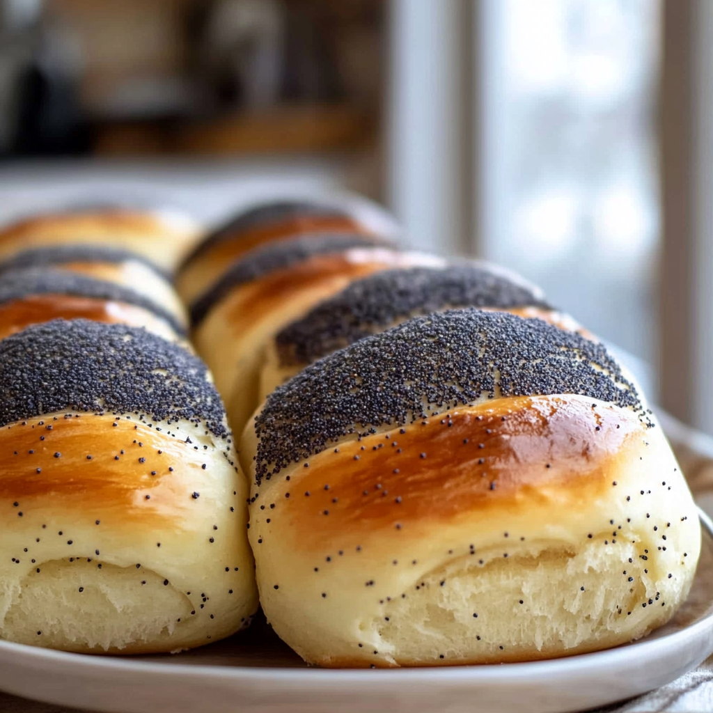 Sweet Poppy Seed Buns (Pirohi)
