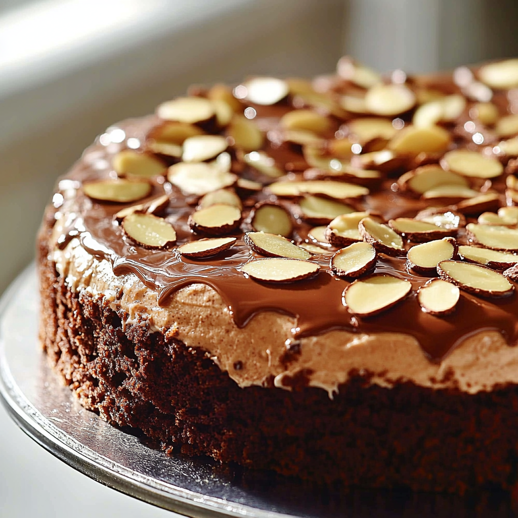 Almond Nutella Cake (Dacquoise)