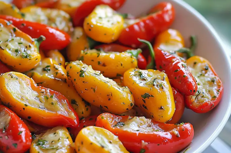 Easy Marinated Mini Sweet Peppers Recipe