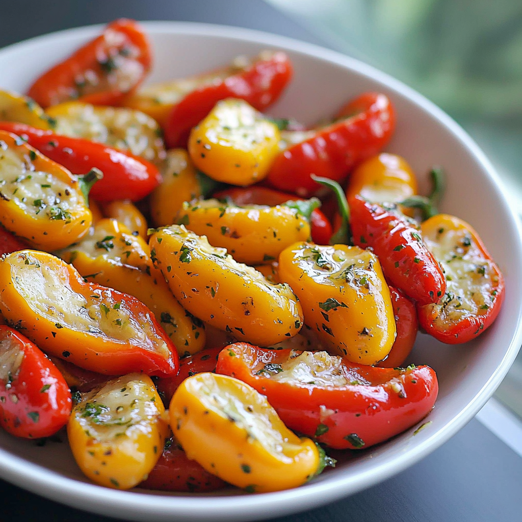 Easy Marinated Mini Sweet Peppers Recipe