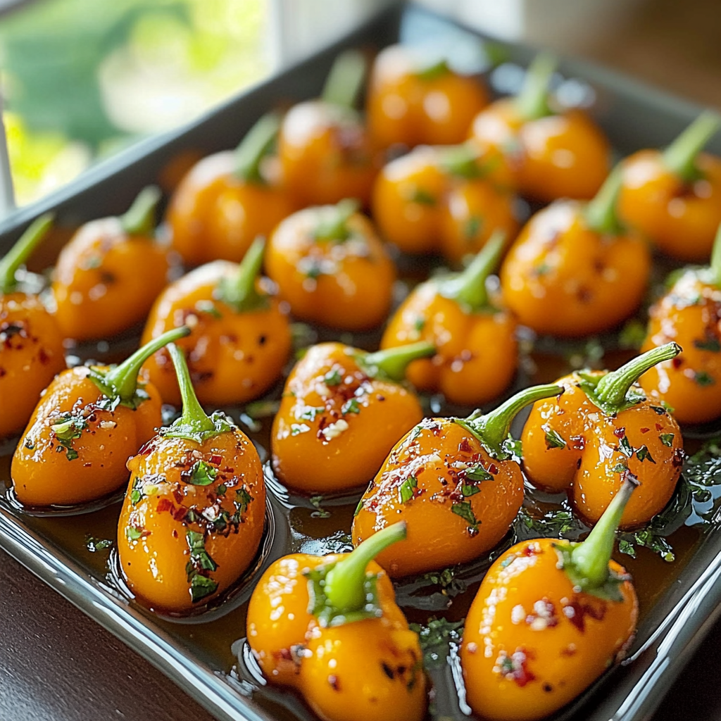 Easy Marinated Mini Sweet Peppers Recipe