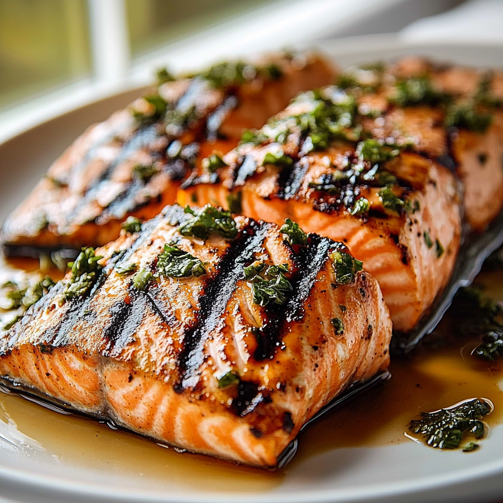 BBQ Grilled Salmon