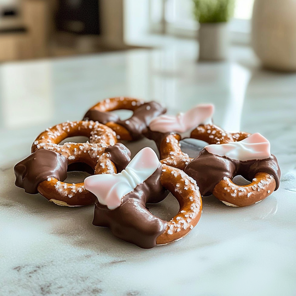Chocolate-Dipped Pretzels