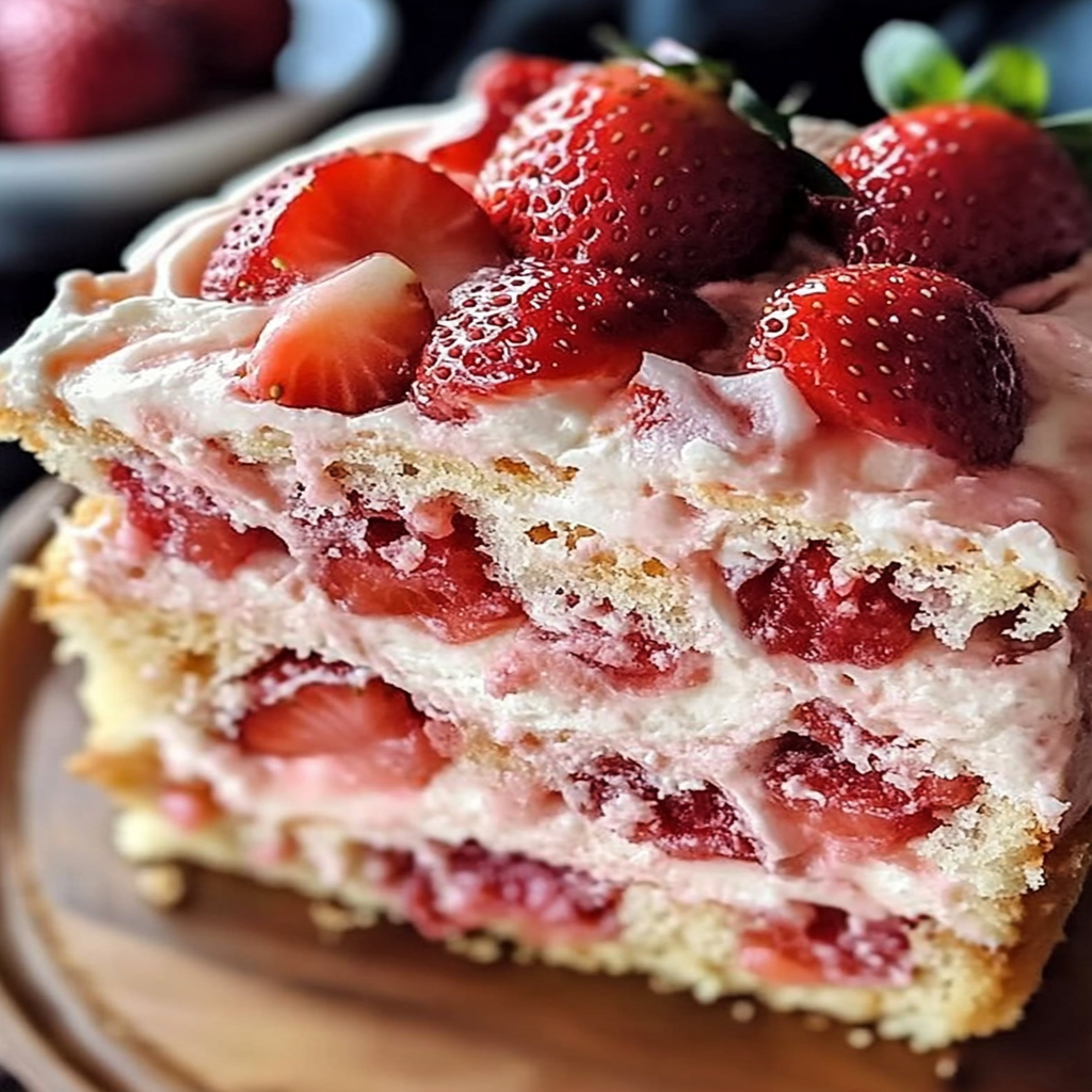 Best Strawberry Cake Ever
