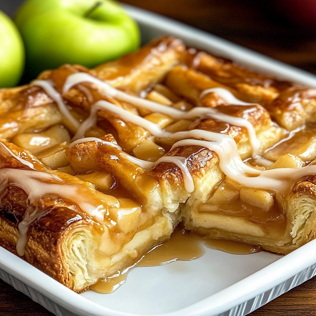 Caramel Apple Pie Crescent Rolls