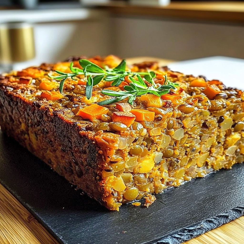 The Ultimate Vegetable Lentil Loaf