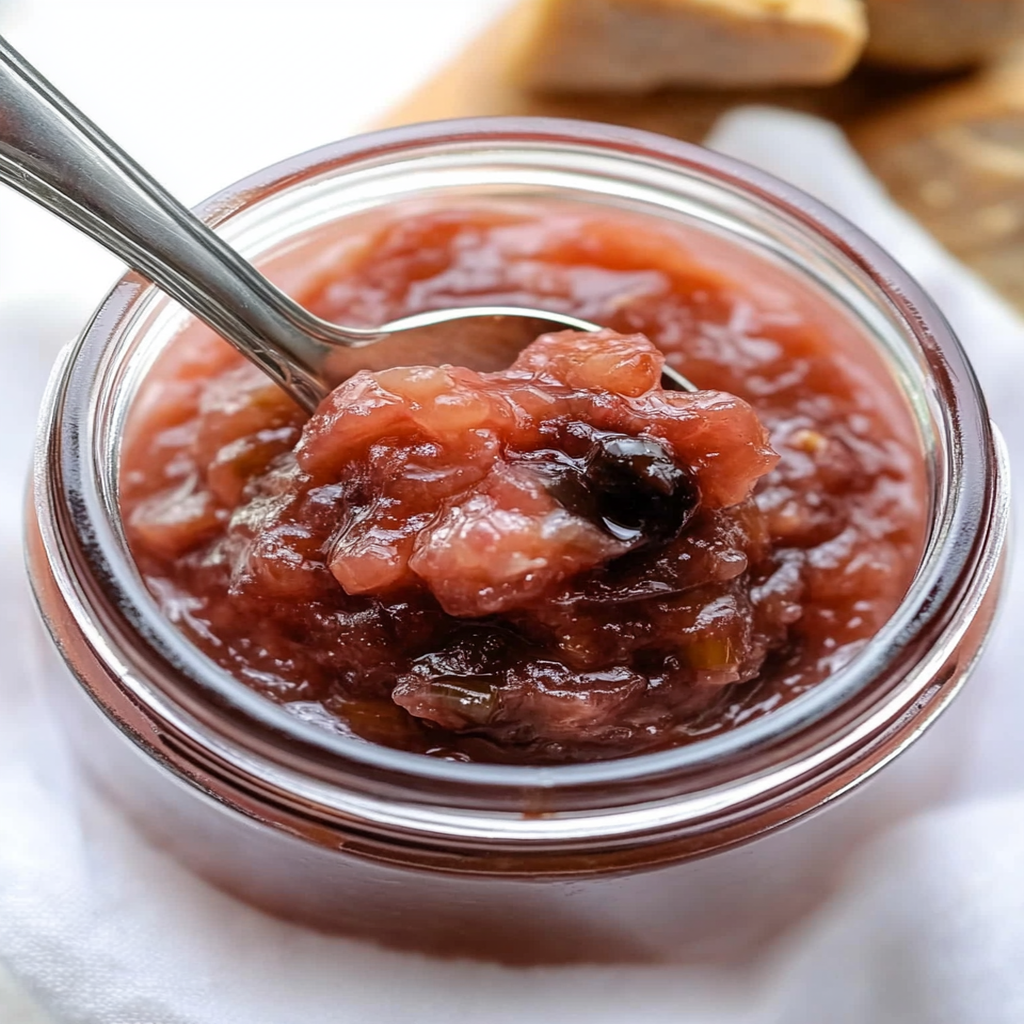 Rhubarb Chutney for Cheese Boards