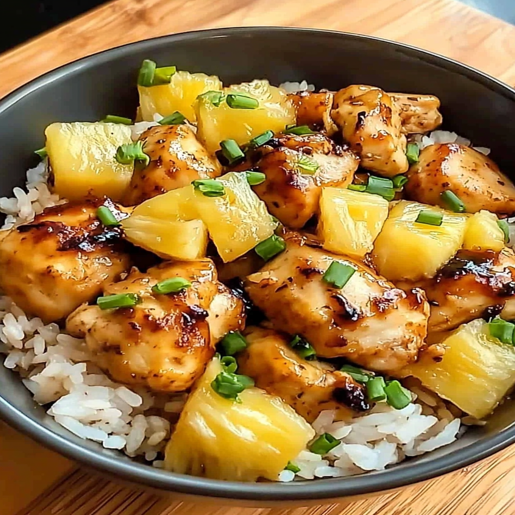 Tropical Pineapple Chicken & Rice Delight