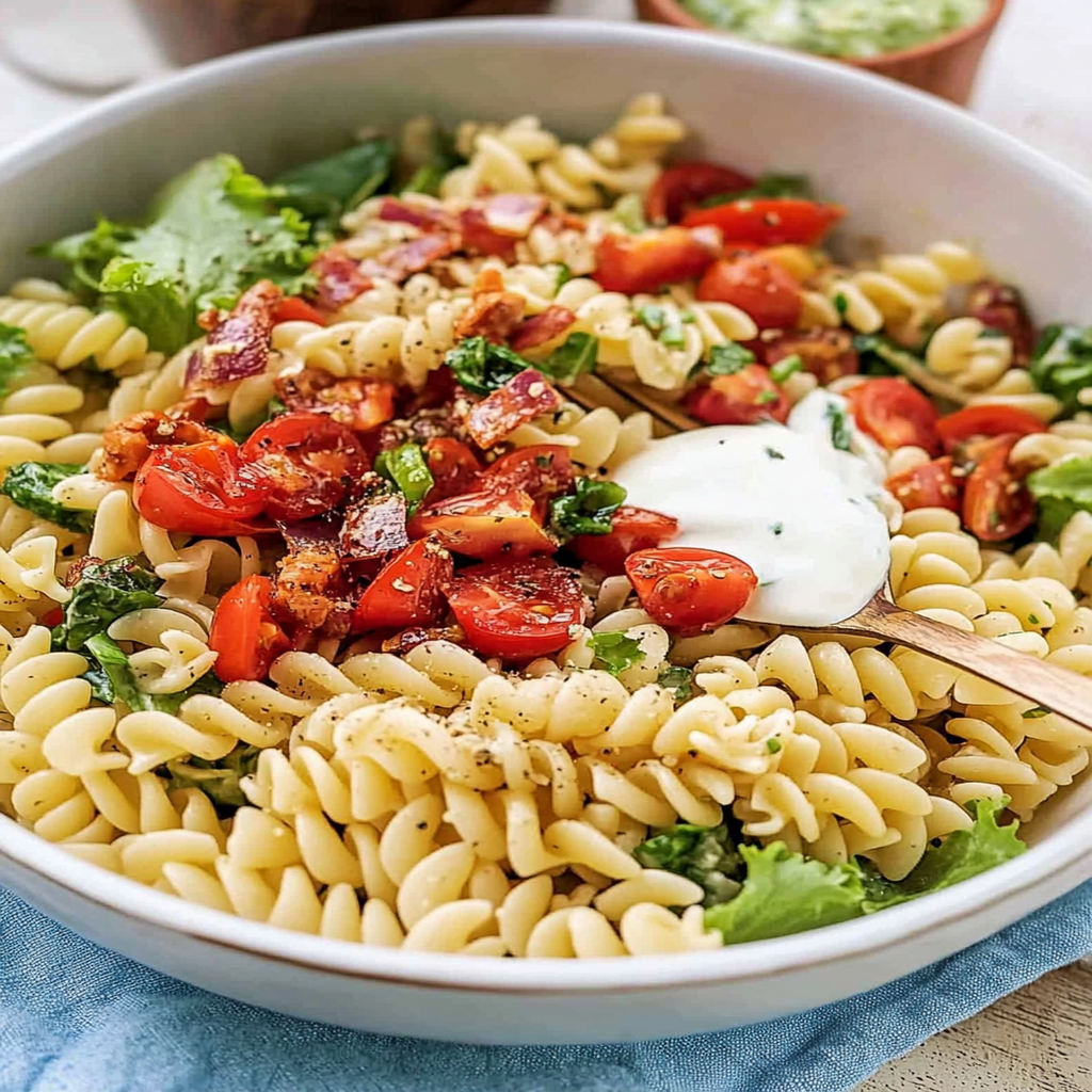 Chilled Pasta Salad for the Pool