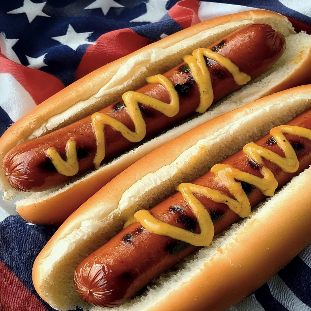 Grilled Hot Dogs for the 4th of July