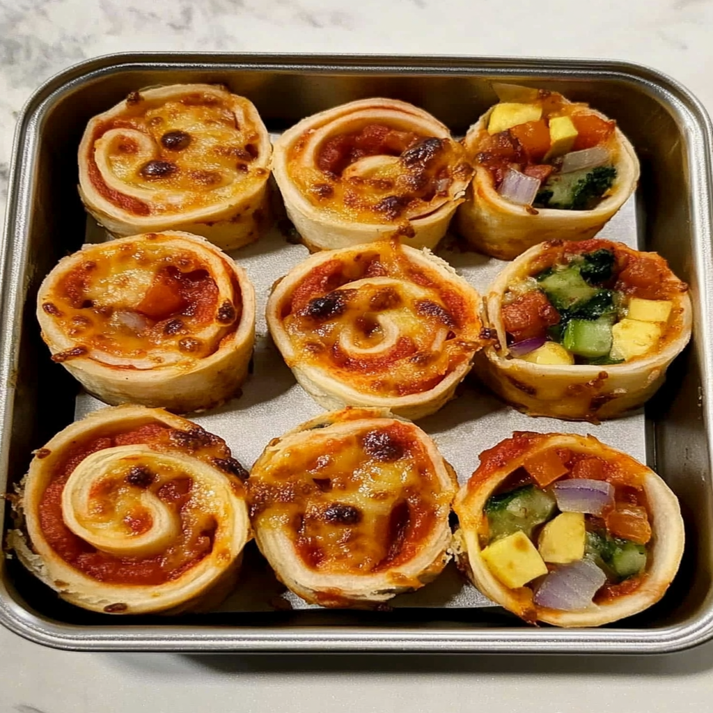 Lunch Box Pizza Pinwheels
