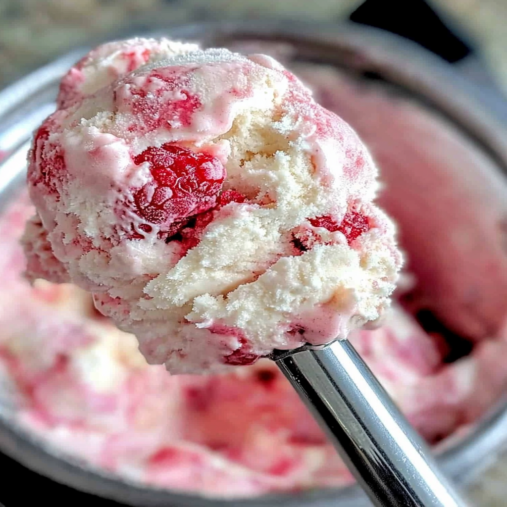 Raspberry Ripple Ice Cream