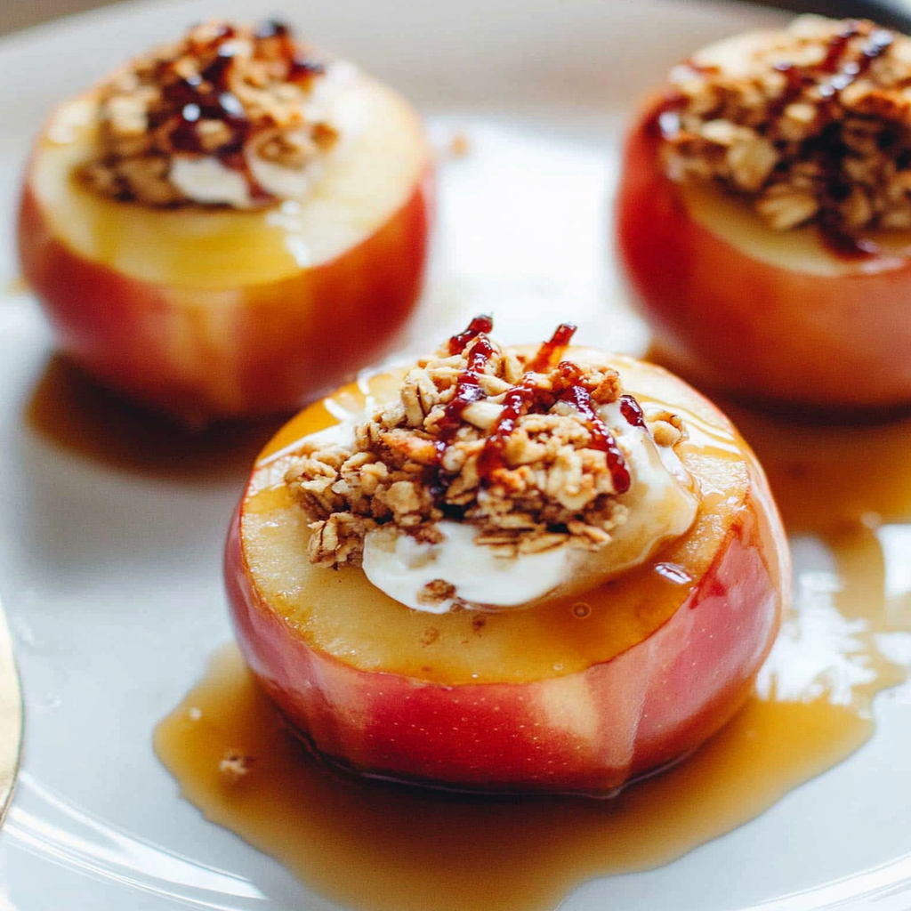 Stuffed Baked Apples with Granola