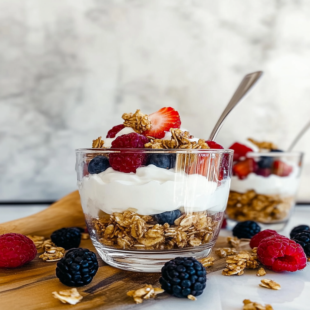 Greek Yogurt Parfait with Berries