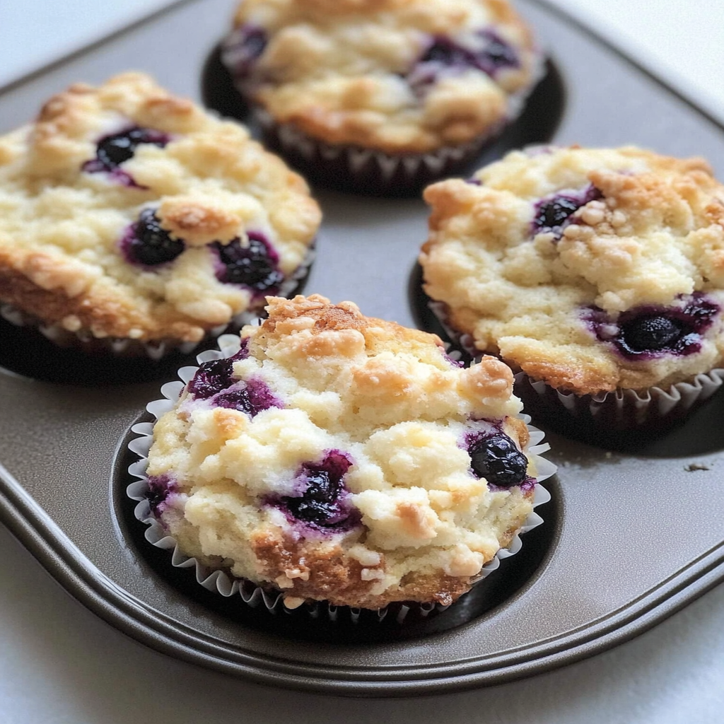 Huckleberry Cream Cheese Muffins