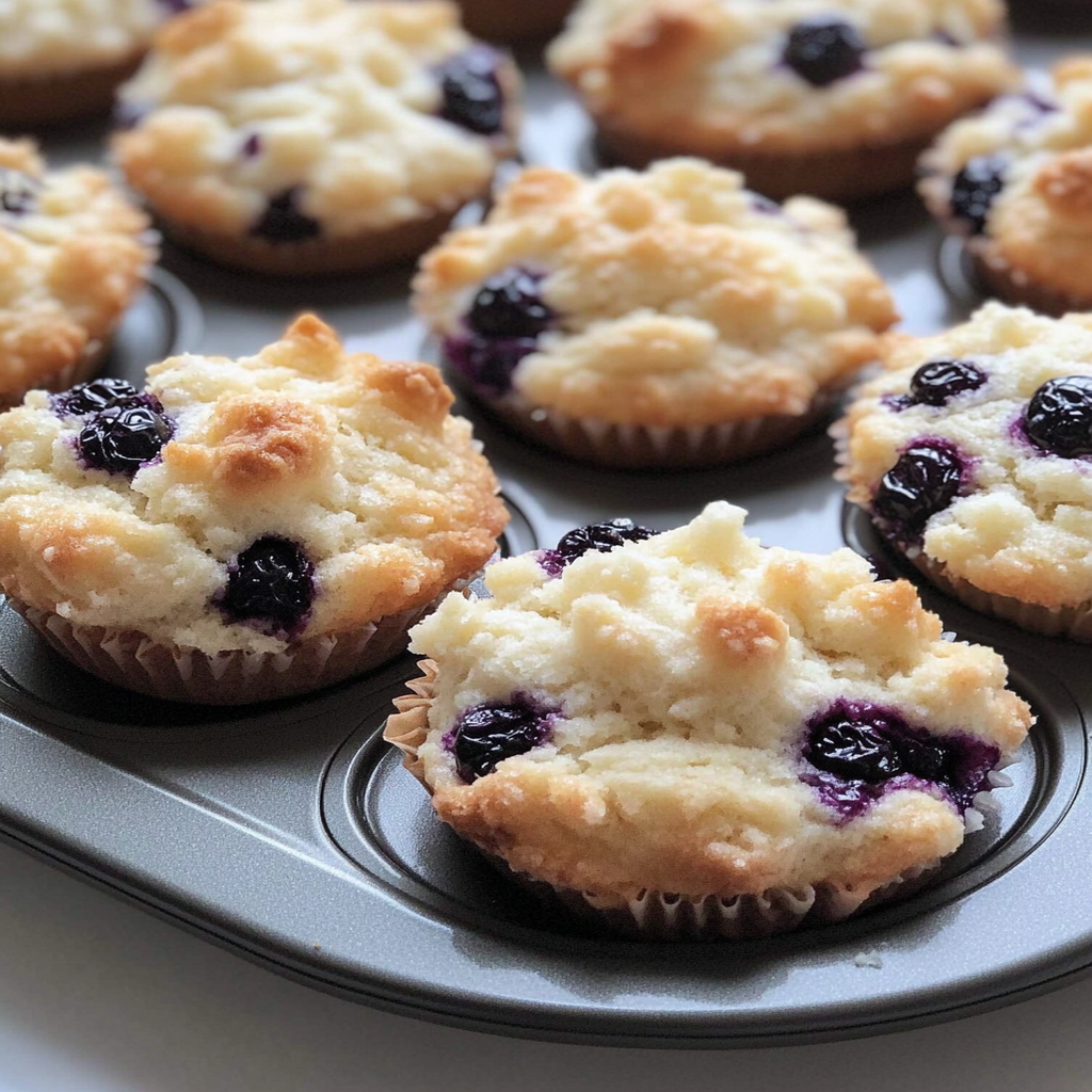 Huckleberry Cream Cheese Muffins