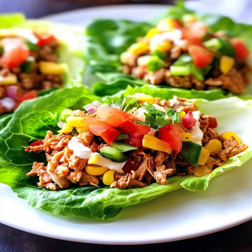 Taco Lettuce Wraps Summer Dinner
