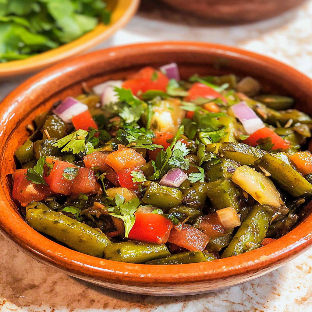 Zesty Grilled Cactus Salad (Ensalada de Nopales)