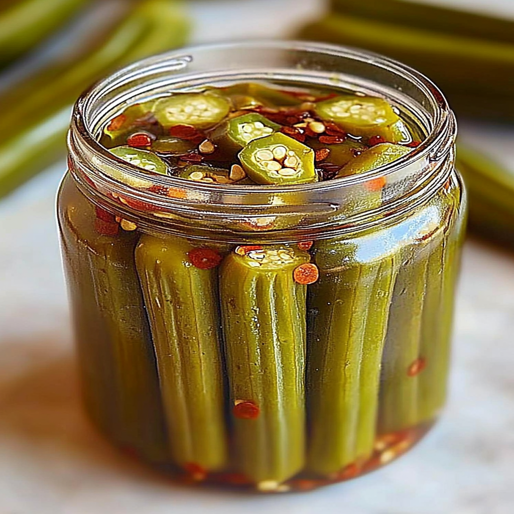 Delightful Pickled Okra Recipe