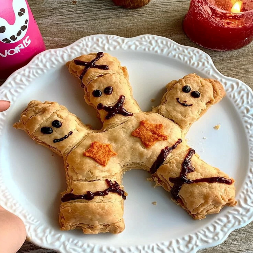 Easy Puff Pastry Voodoo Dolls