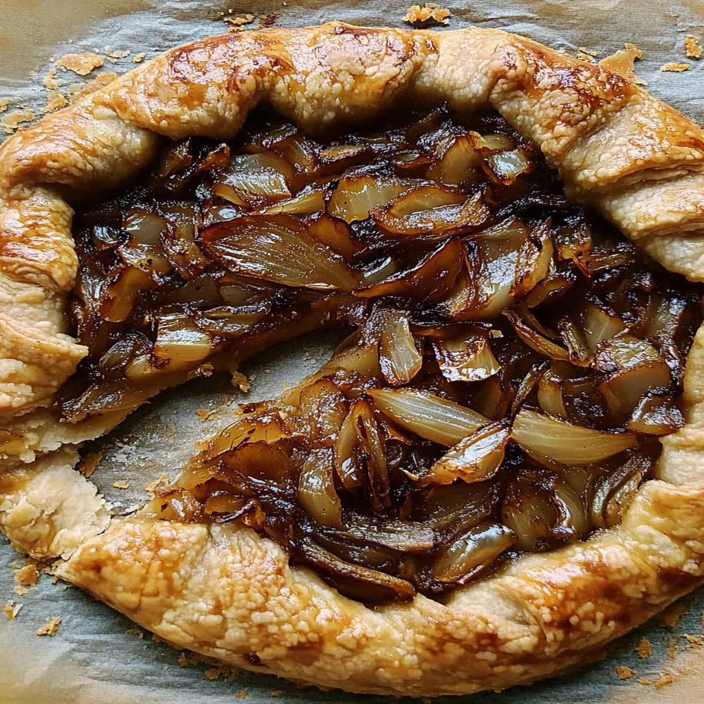 Savory Galette with Caramelized Onions