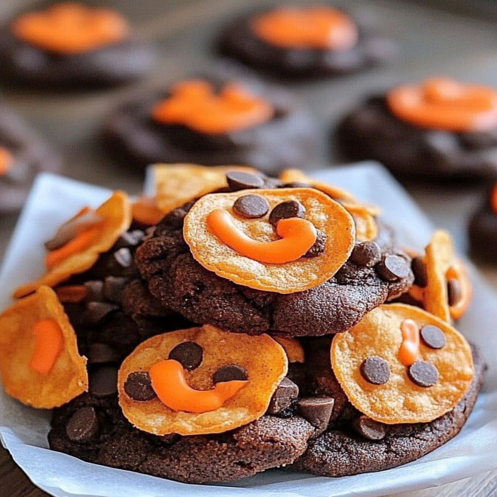 Spooky Baked Halloween Chips