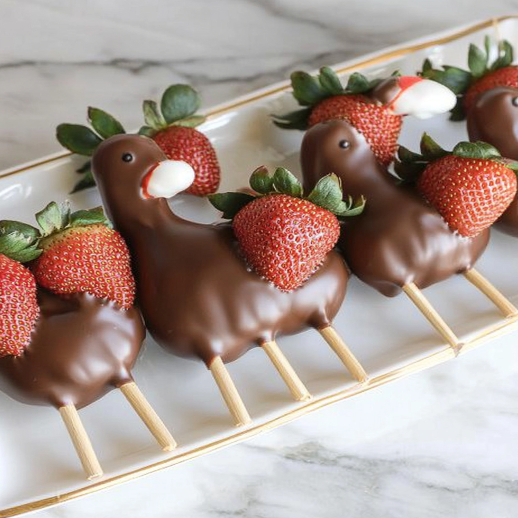 Chocolate Covered Strawberry Turkeys