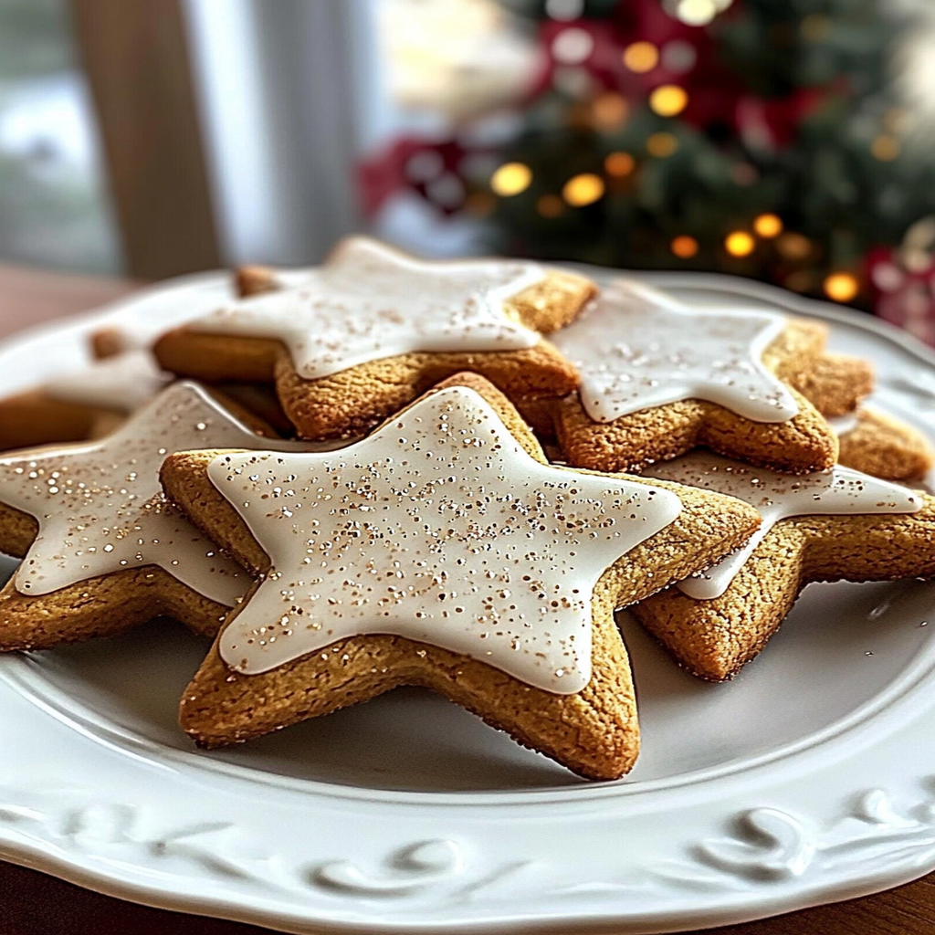 Gingerbread Star Cookies