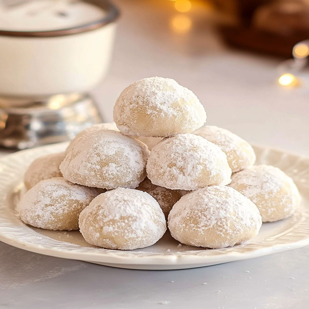 Hazelnut Snowball Cookies