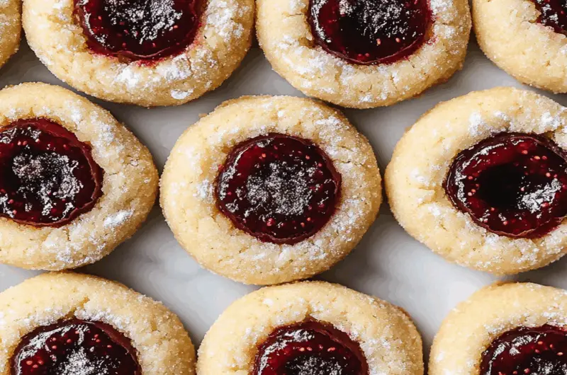 Jam-Filled Thumbprint Cookies