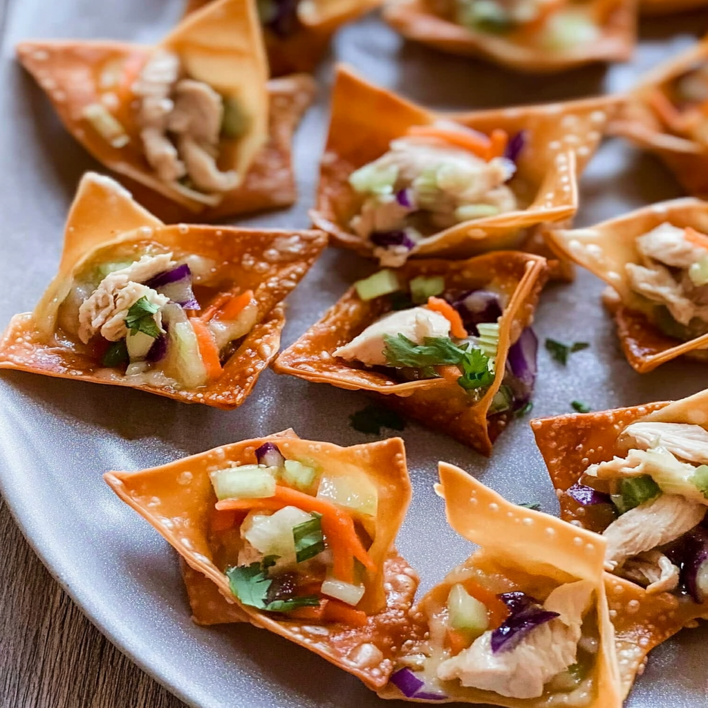 Mini Chicken Wontons