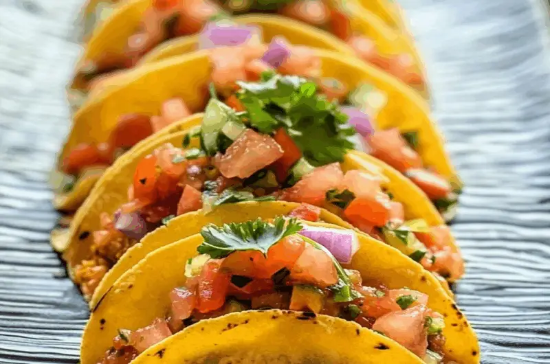 Mini Tacos with Festive Salsa
