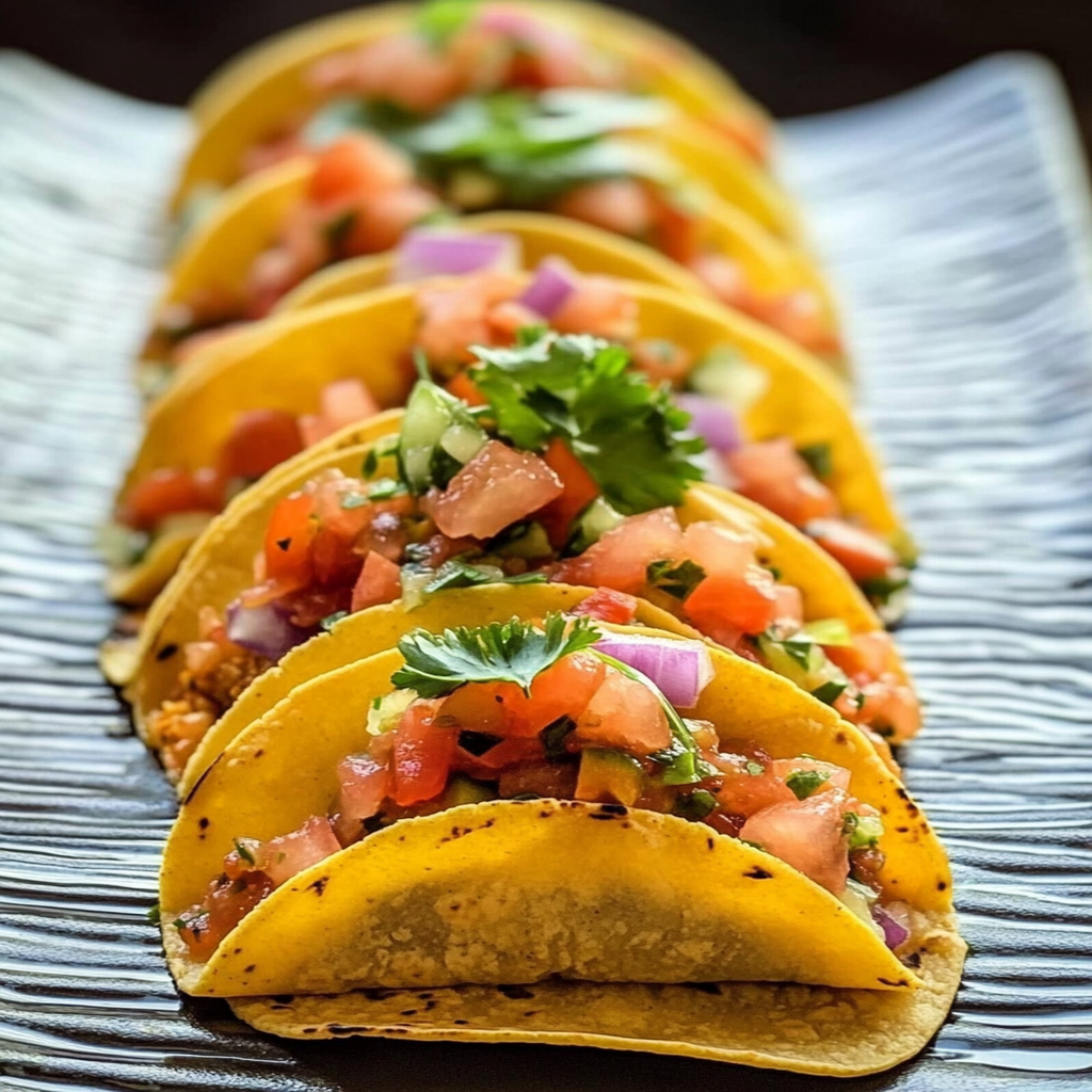 Mini Tacos with Festive Salsa