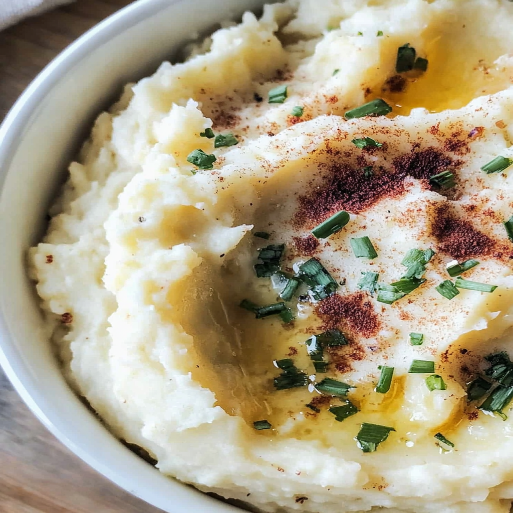 Roasted Garlic Goat Cheese Mashed Potatoes