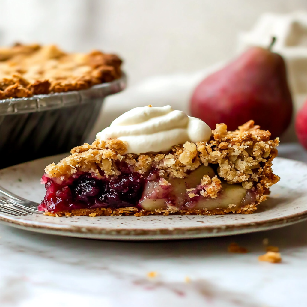 Cranberry Pear Crisp Cake