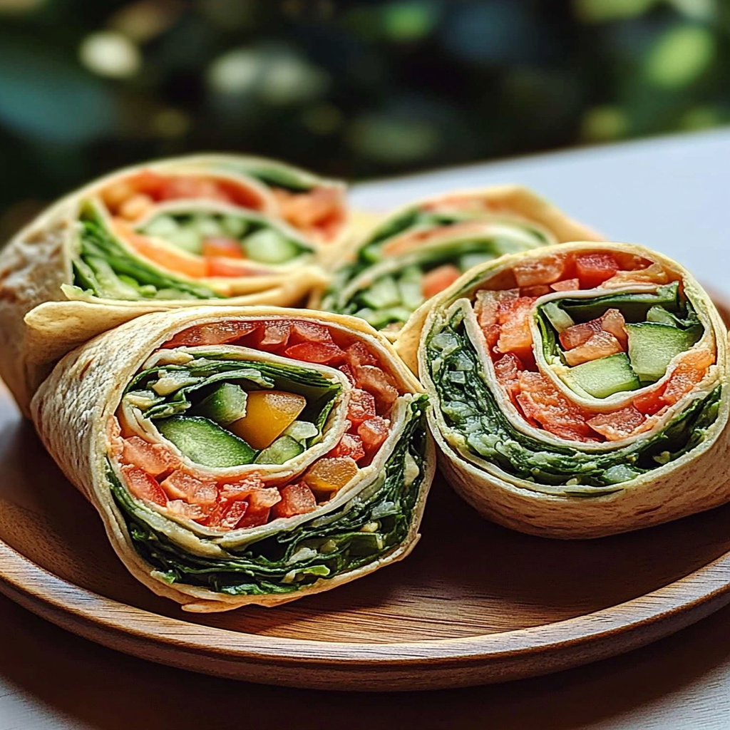 Healthy Veggie Sandwich Wraps