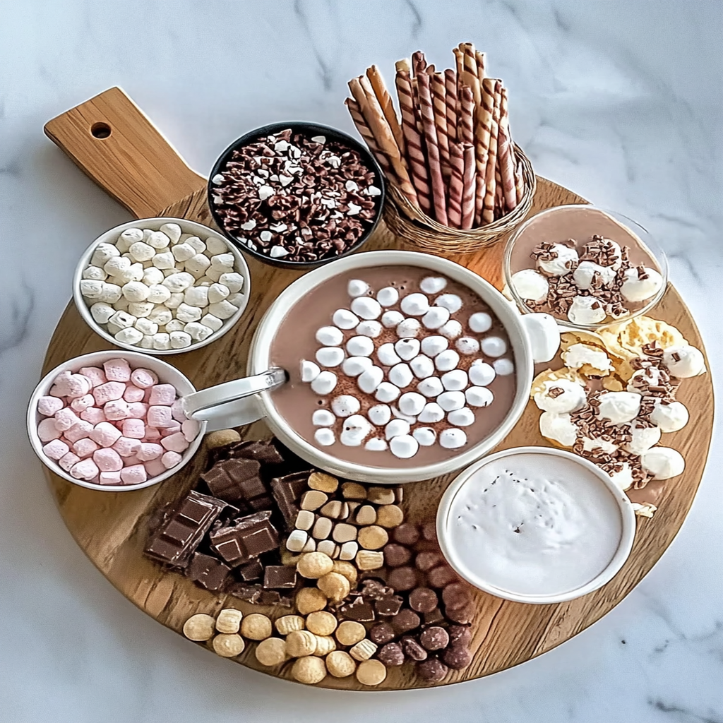 Hot Chocolate Bar Setup