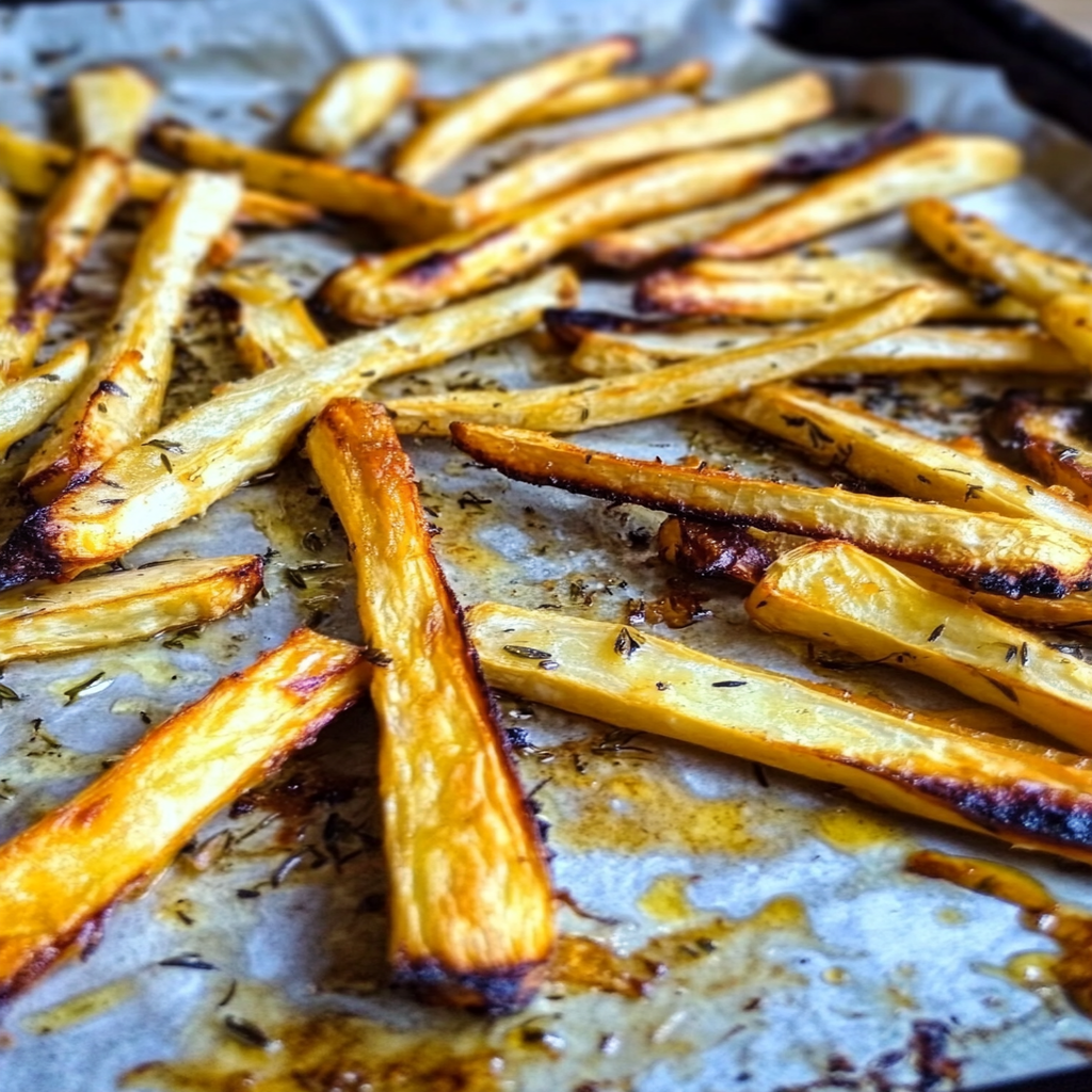 Lemon Thyme Roasted Parsnips