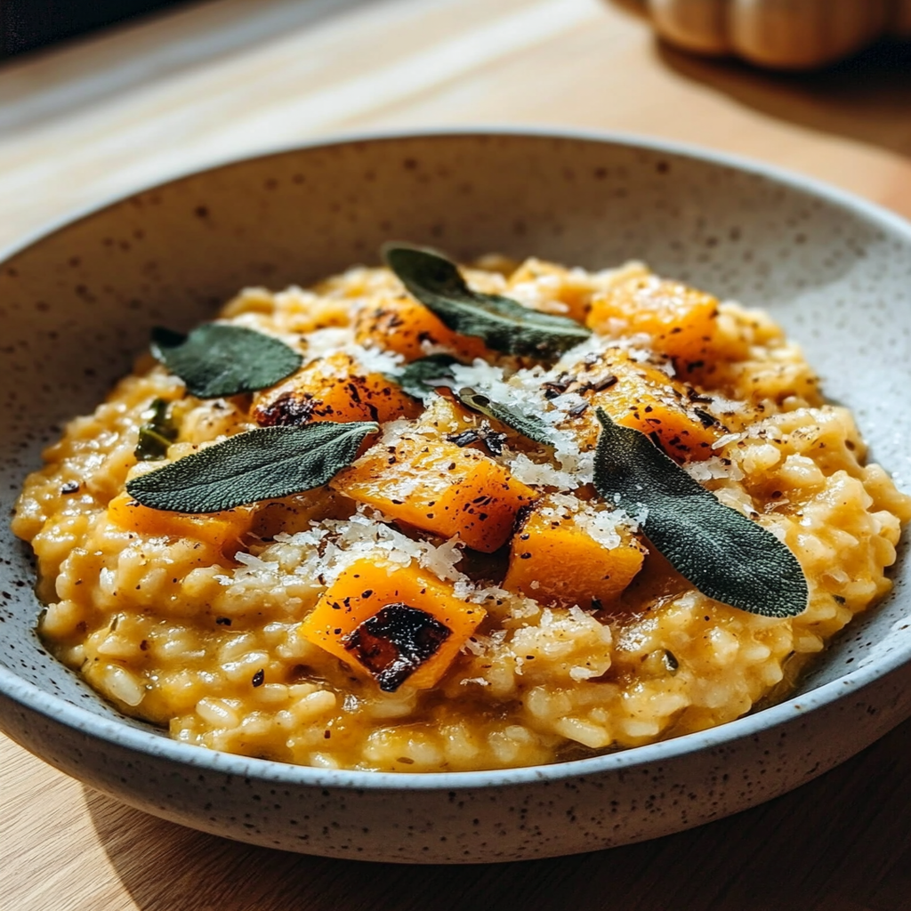Sage & Brown Butter Acorn Squash Risotto