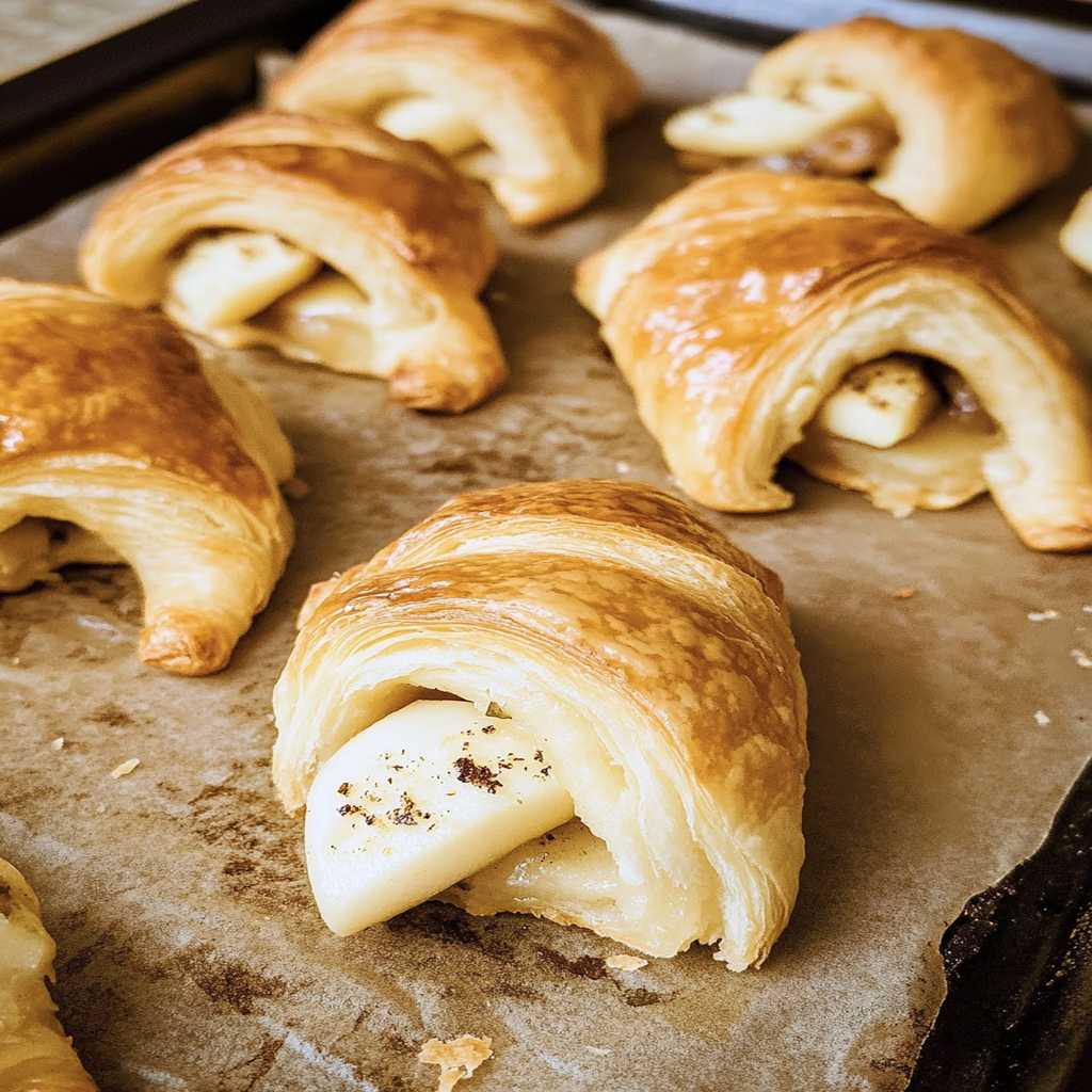 Brie and Apple Croissant Bites