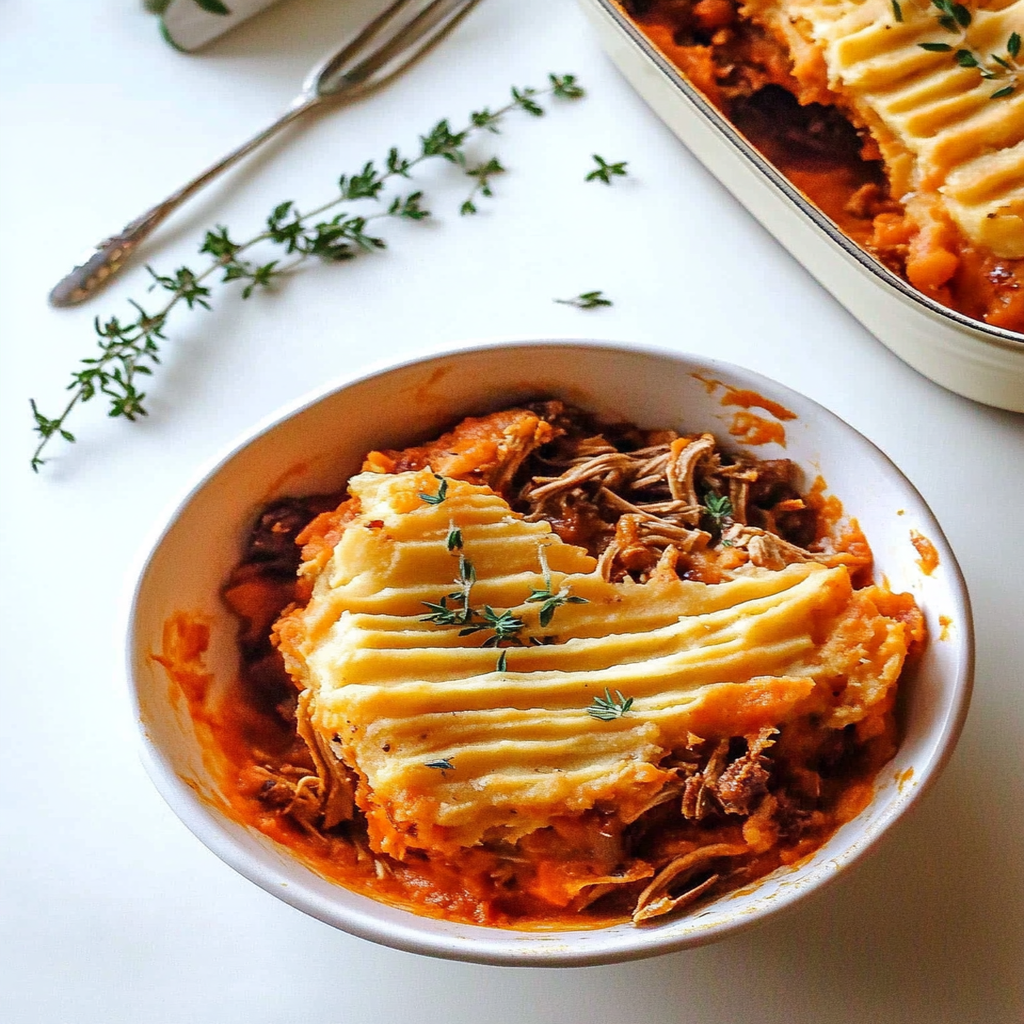 Butter Chicken Shepherd's Pie
