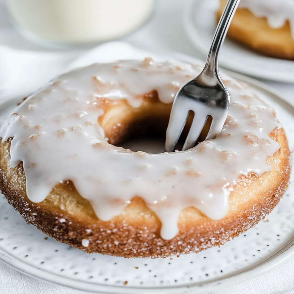 Doughnut Cake with Spiced Glaze Party Dessert