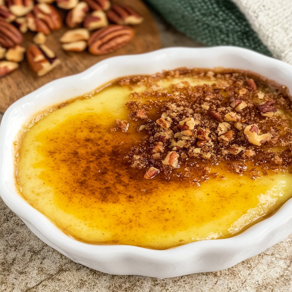 Maple Pecan Crème Brûlée