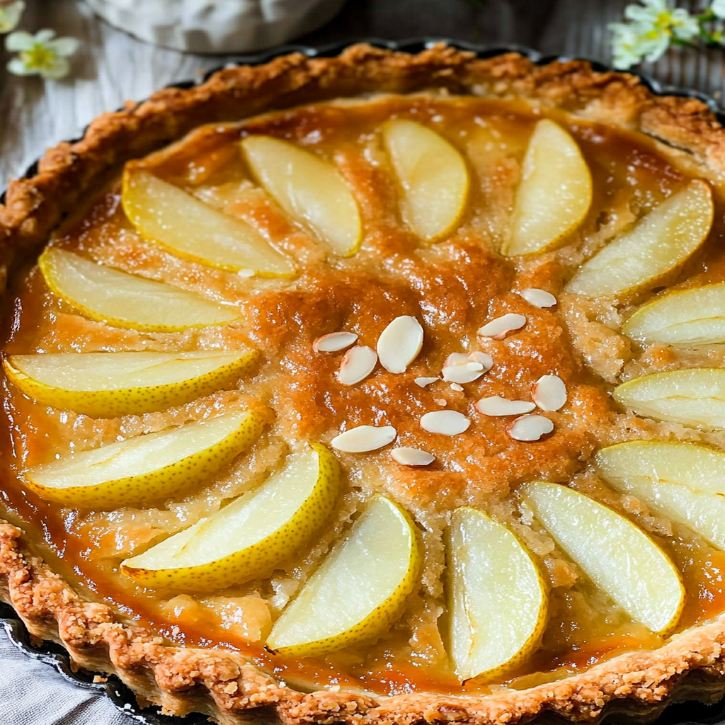 Pear and Almond Frangipane Tart
